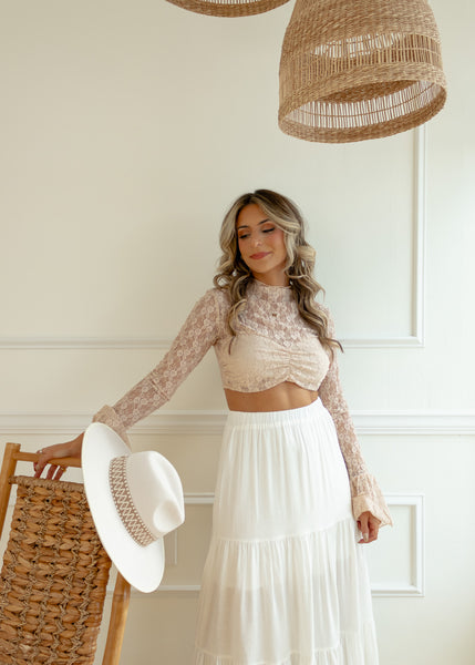 Modern Romance High Neck Lace Crop Top – The Wanderlust Bazaar